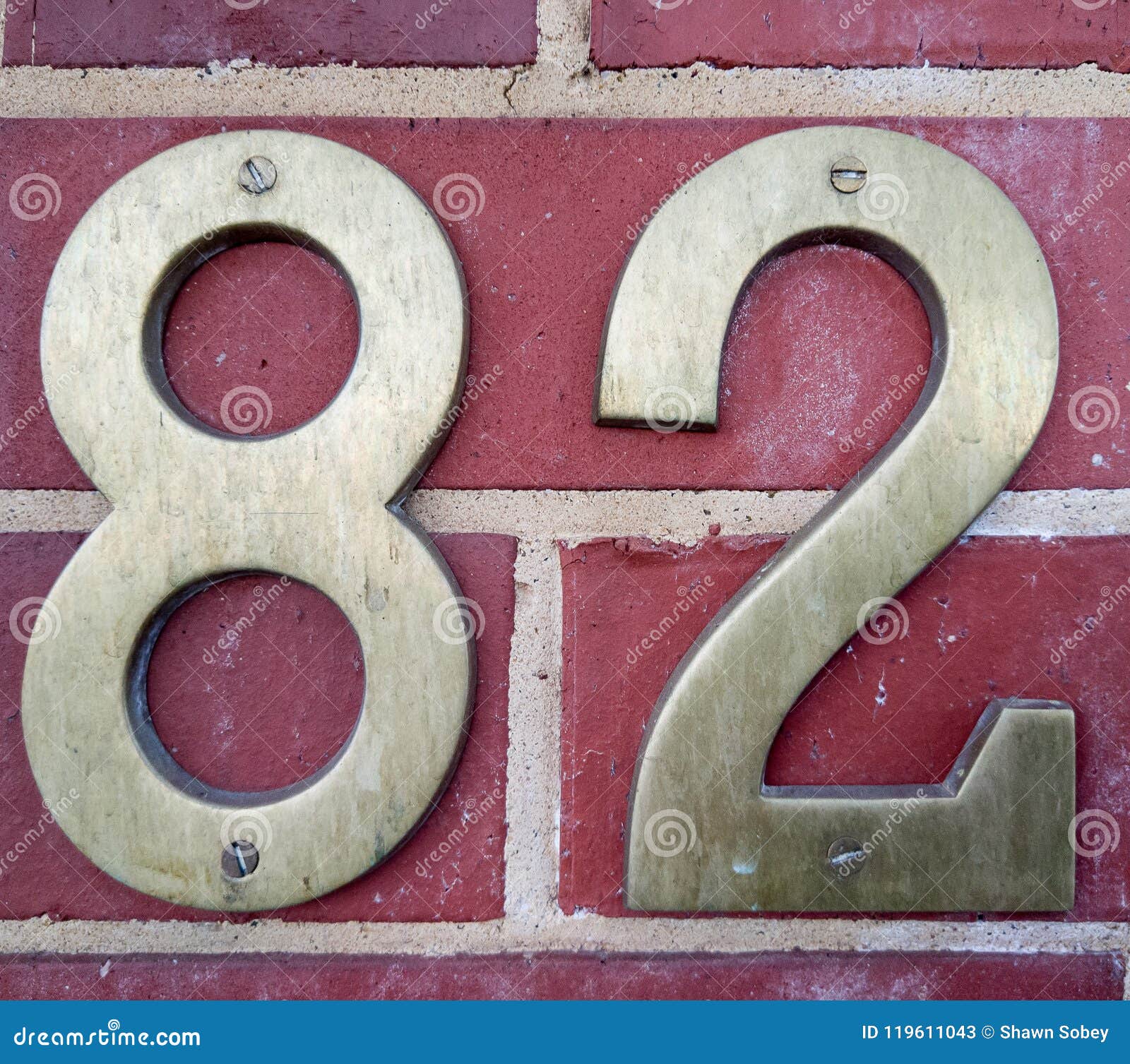 Number 82 stock image. Image of eighty, wall, property - 119611043