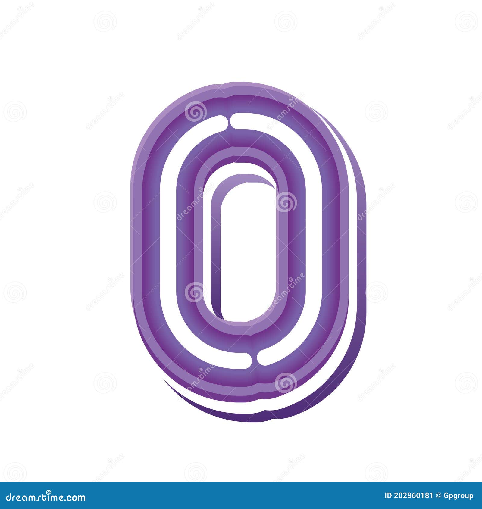 Number 0 in Purple Neon Font Stock Vector - Illustration of letter ...