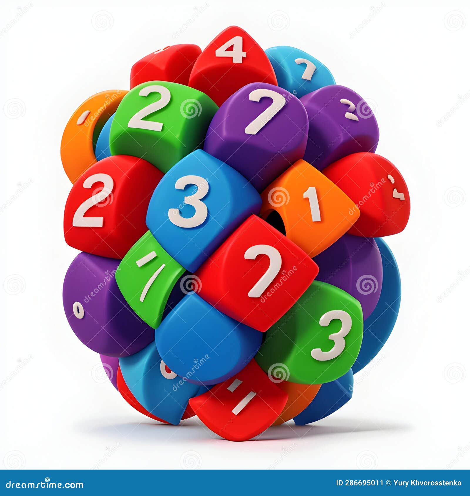 A Number Puzzle. Multicoloured Geometric Figures. the Concept of ...