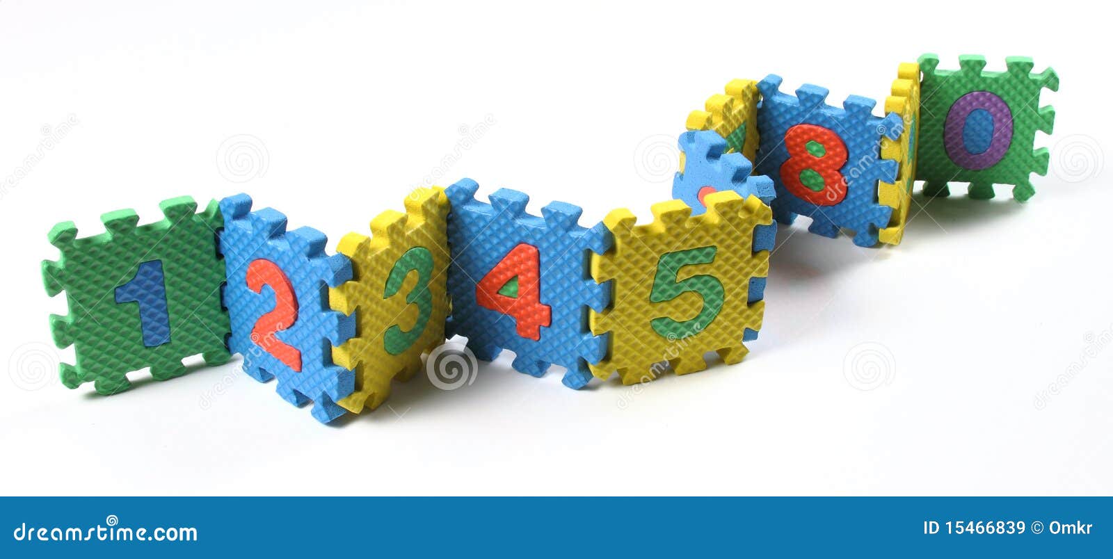 Number puzzles stock illustration. Illustration of elementary - 15466839