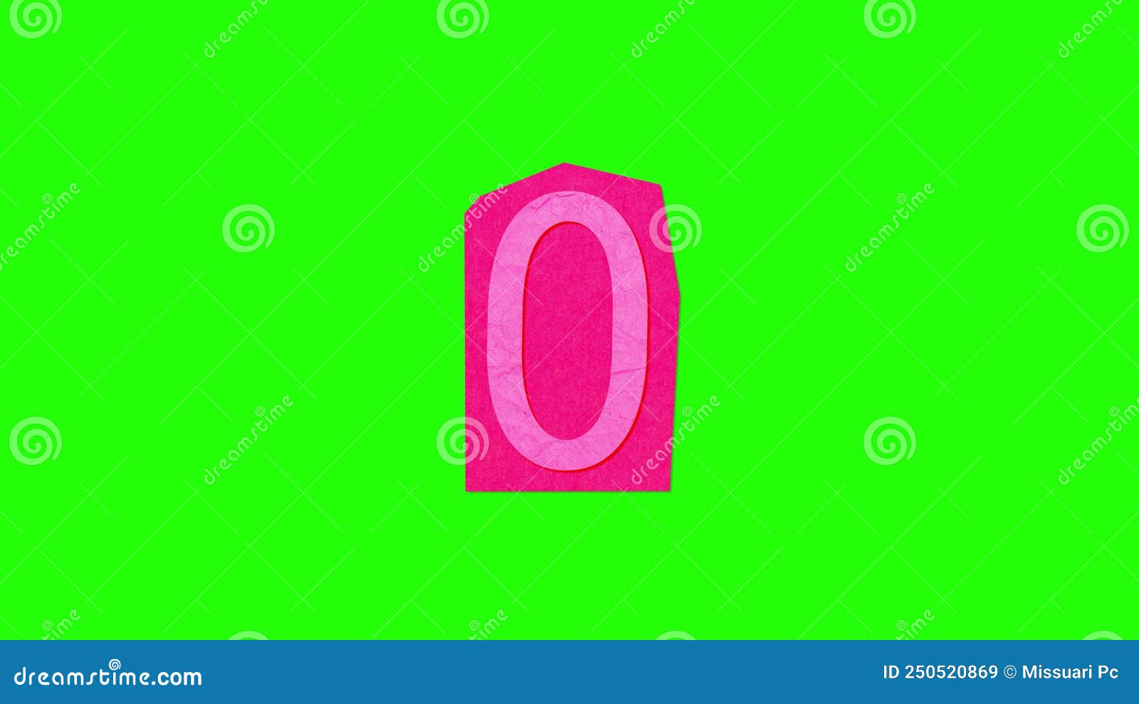 Number 0 - Ransom Note Animation Paper Cut Stock Video - Video of ...