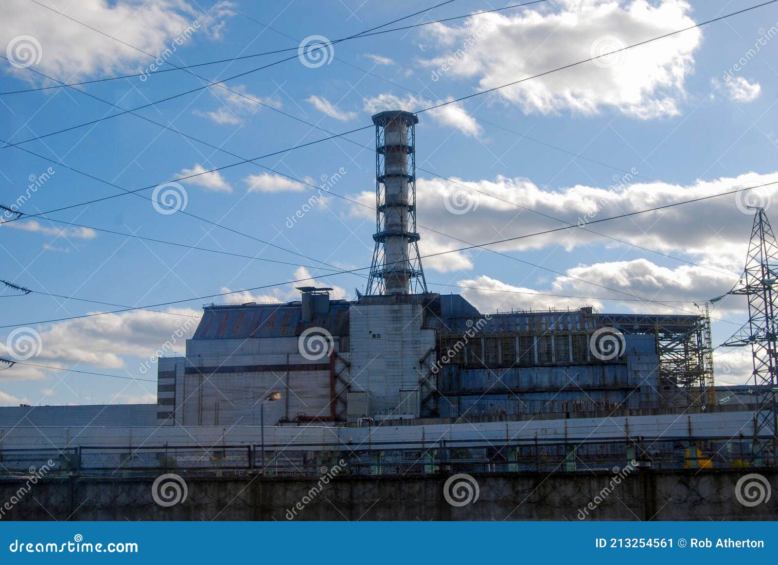 The Number 4 Reactor at the Chernobyl Nuclear Plant Stock Image - Image ...