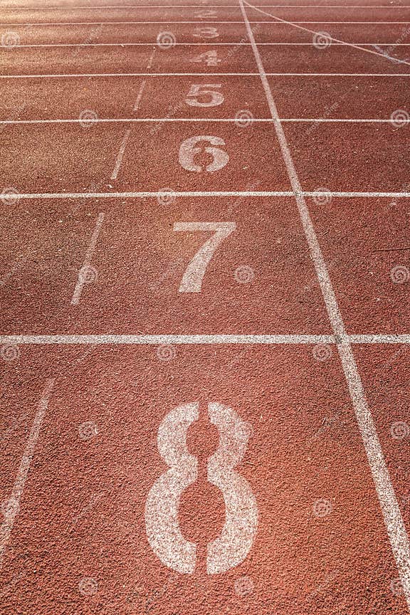 Number on running track stock image. Image of exercise - 39646369