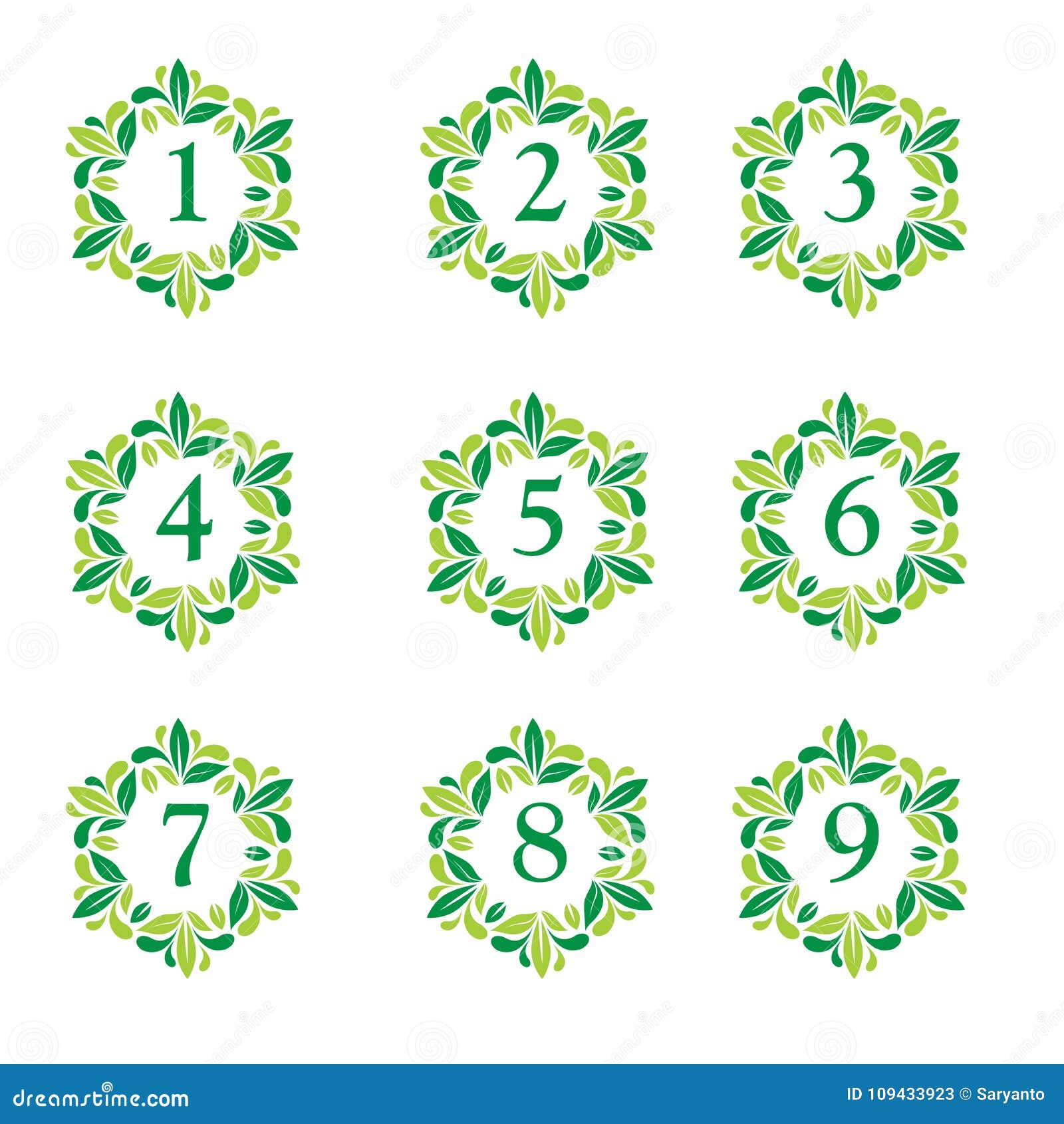 Number 2 Leaf Swirl Spiral Infinity Symbol Logo Vector | CartoonDealer ...