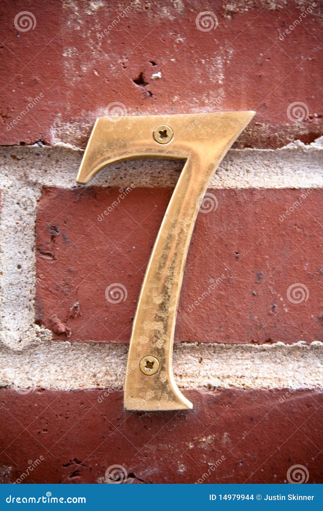 Number Seven stock photo. Image of peeling, number, architecture - 14979944