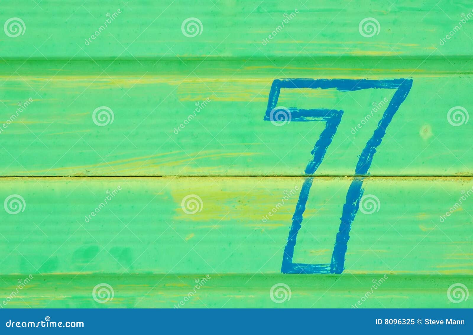 Number seven stock image. Image of painting, numbers, drawing - 8096325