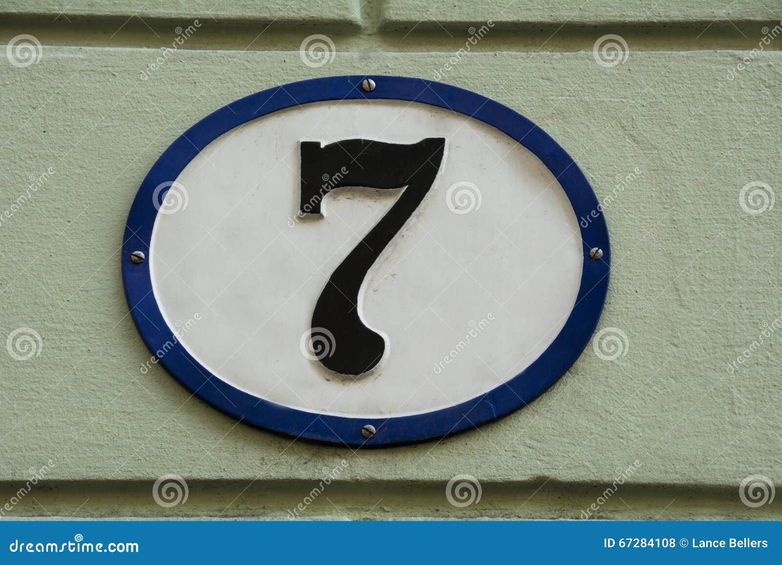 Number Seven 7 And Salon Marquee Signs In Pink Led Light On A Black ...