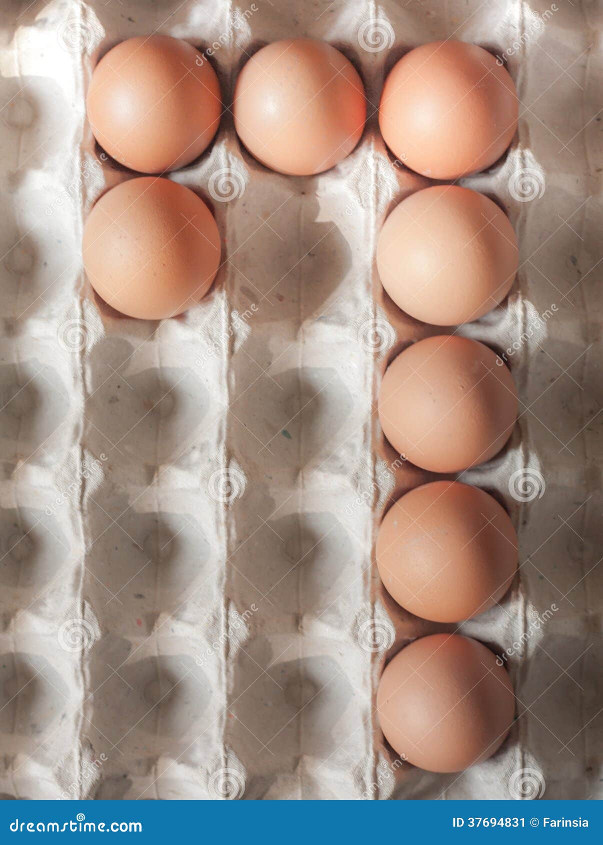 Number Seven Made of Easter Eggs Stock Image - Image of figure, shape ...