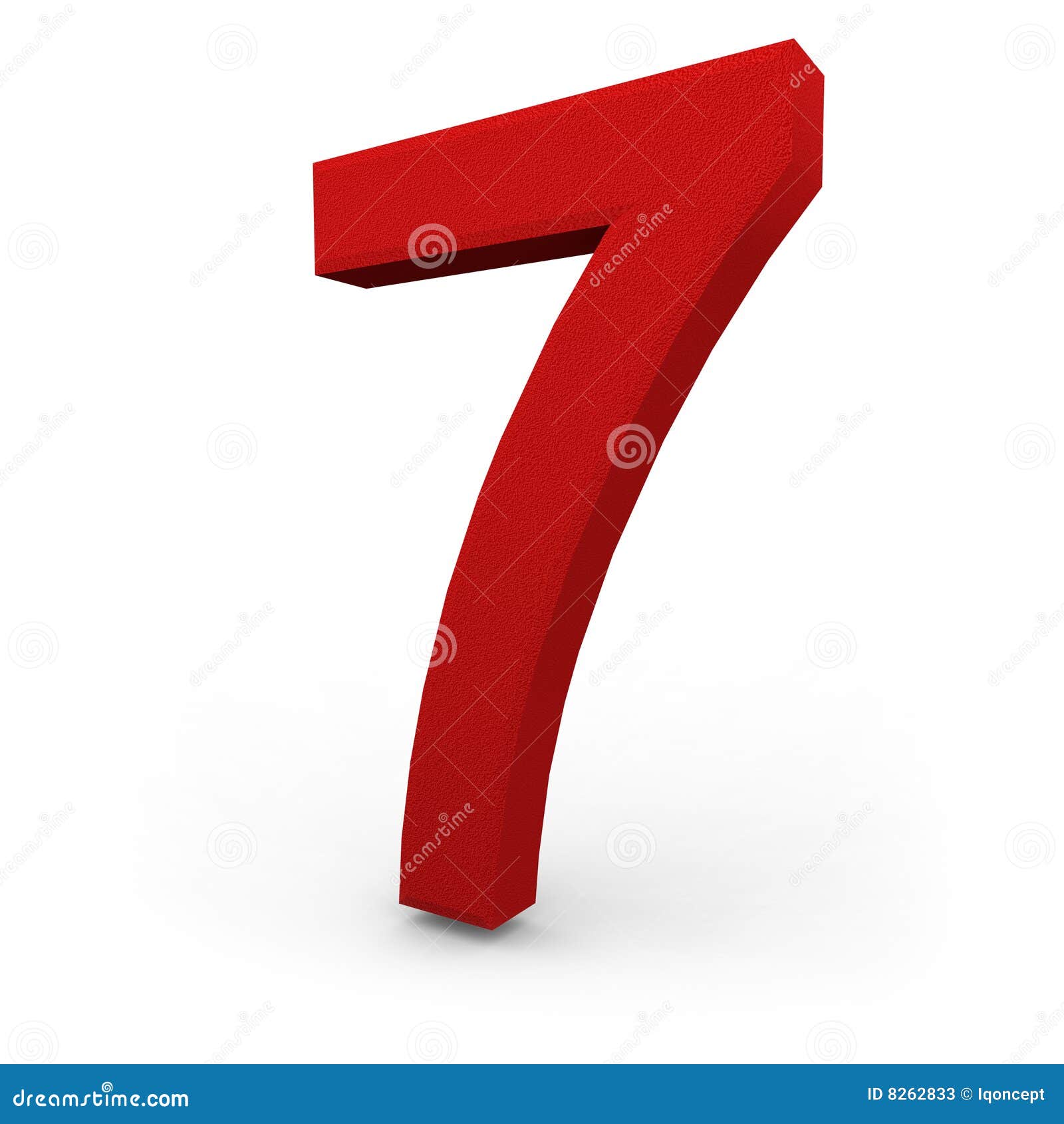 Number Seven Vector Font Alphabet. Royalty-Free Stock Photography ...