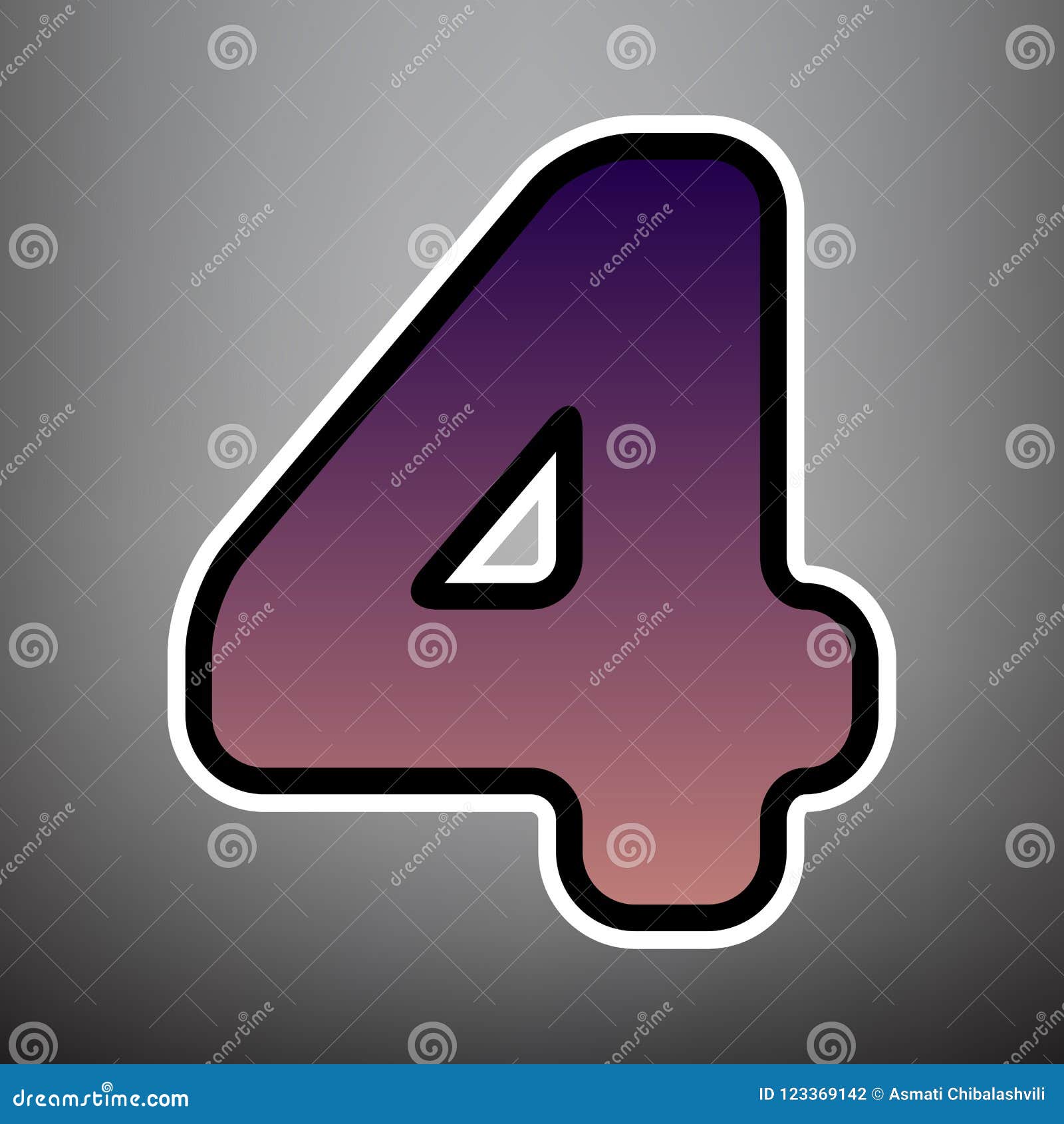 Purple Division Sign