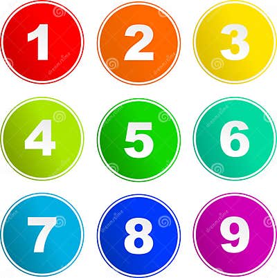 Number sign icons stock vector. Illustration of retro - 3297737