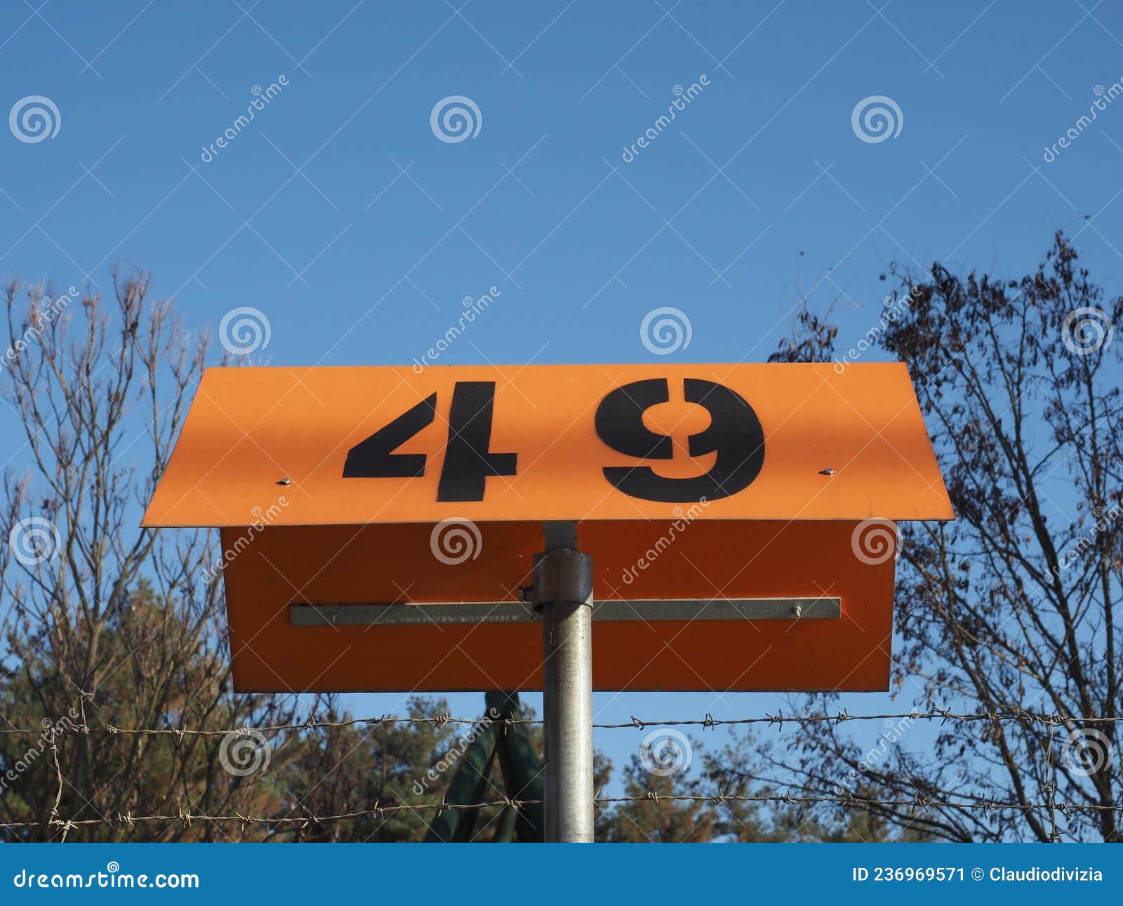 Number 49 sign stock image. Image of number, forty, sign - 236969571