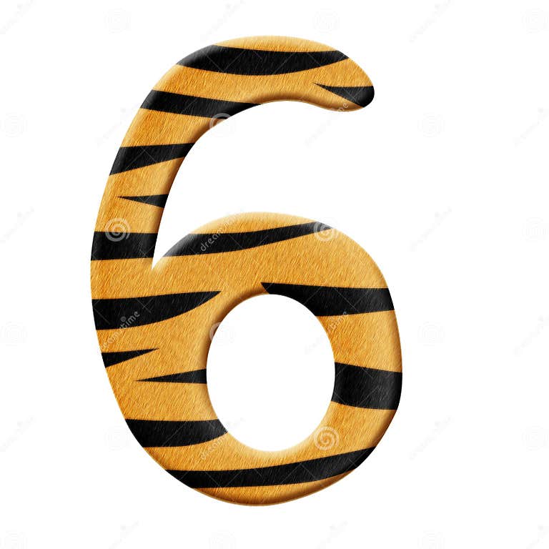 Number six or nine stock illustration. Illustration of wild - 6964638