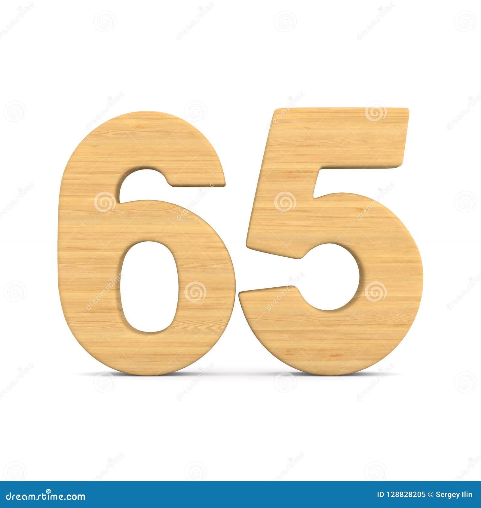 Number 68 Sixty Eight Red Sign 3D Rendering Isolated On White ...