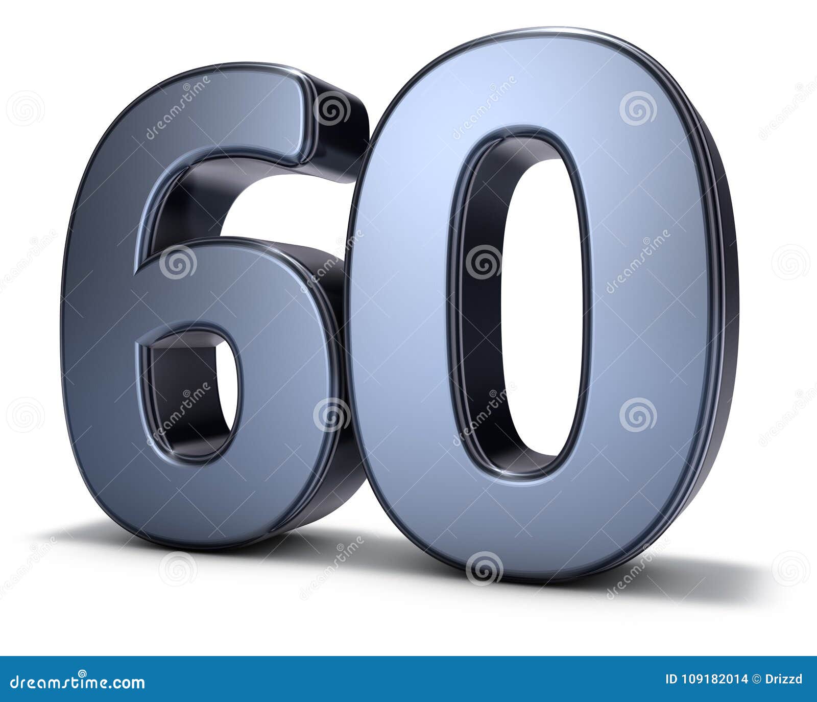 Number Sixty In Glass Cube Stock Photo | CartoonDealer.com #79217004