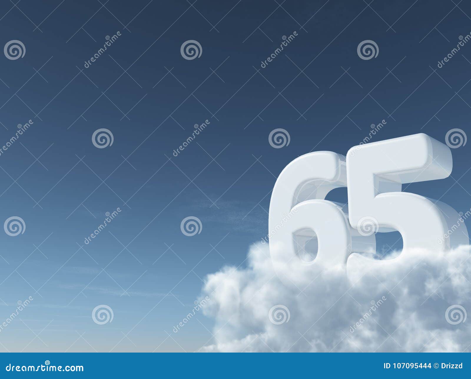 Number in the sky stock illustration. Illustration of anniversary ...