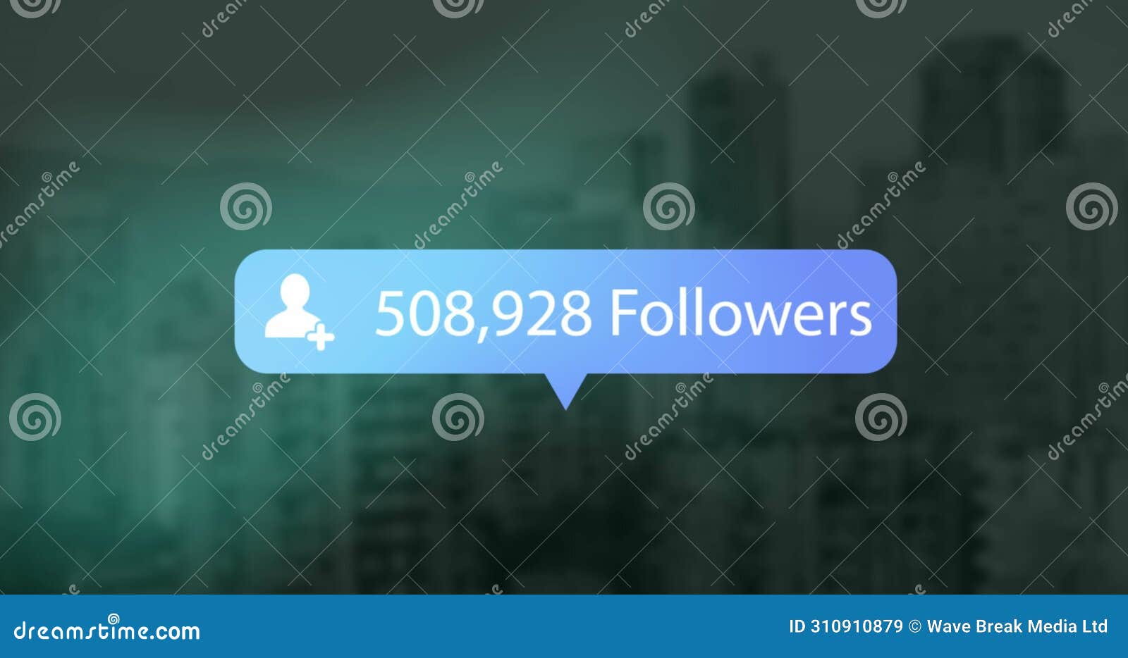 The Number of Social Media Followers is Increasing Stock Image - Image ...