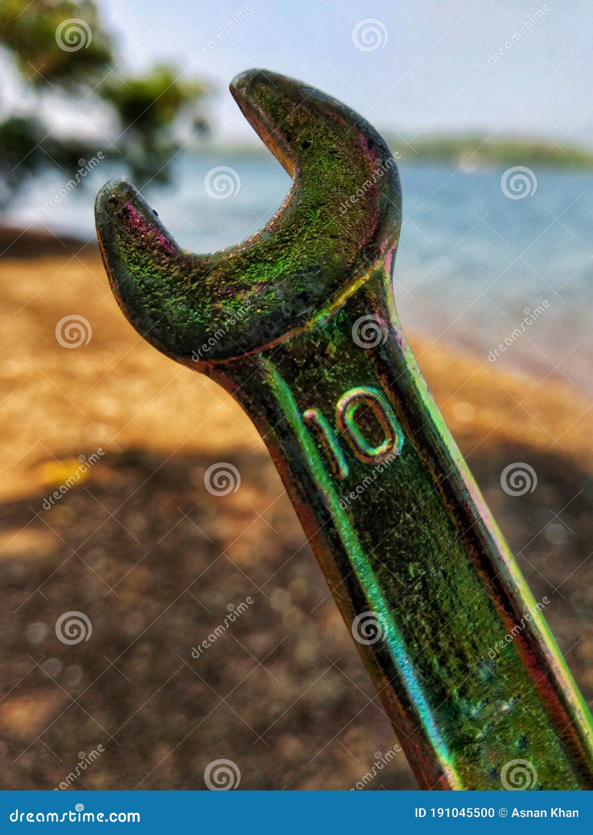 10 Number Spanner in a River Bank Stock Photo - Image of case, freeze ...