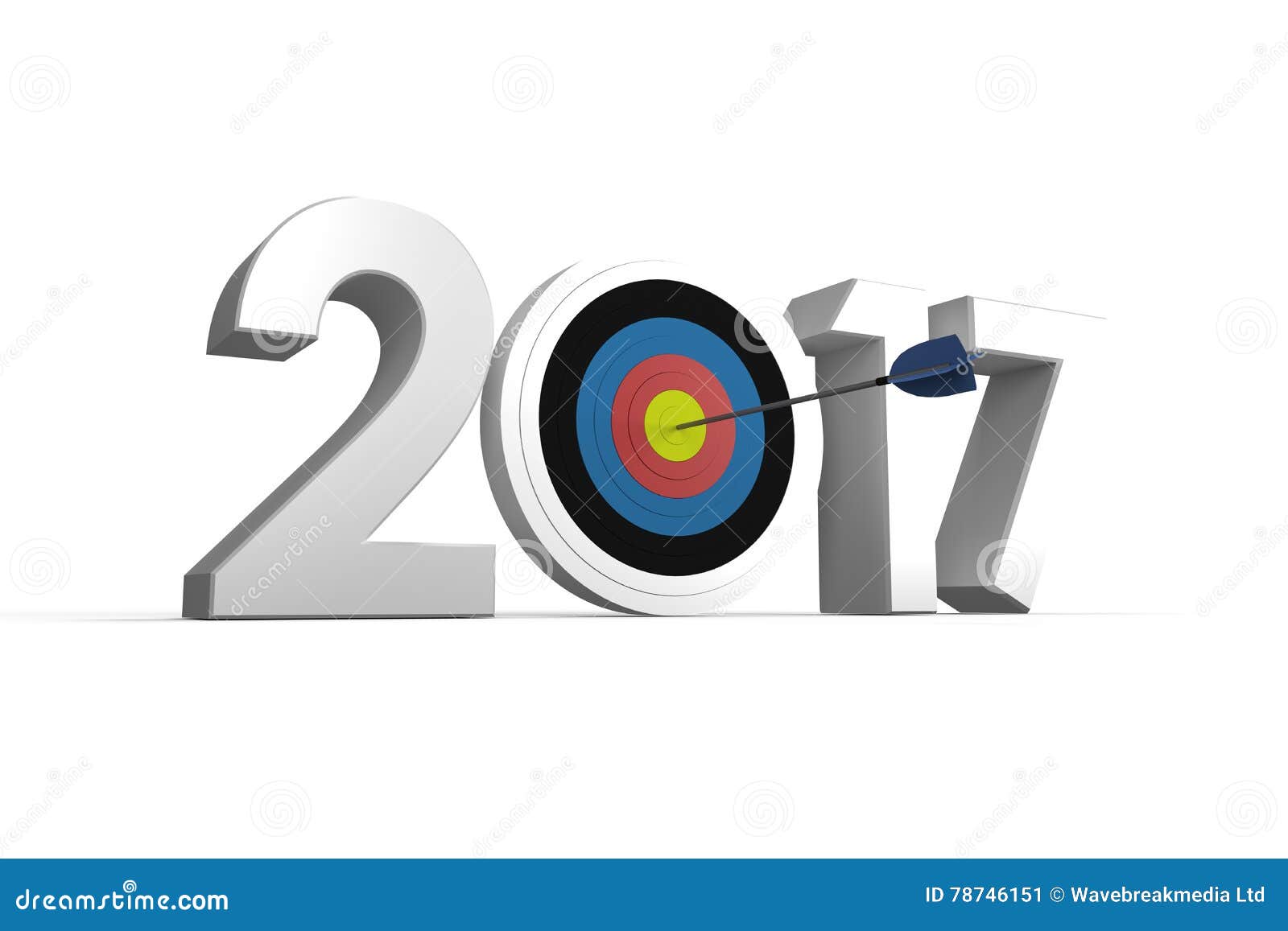 Sports Target With Arrows In Center Realistic Vector Success ...