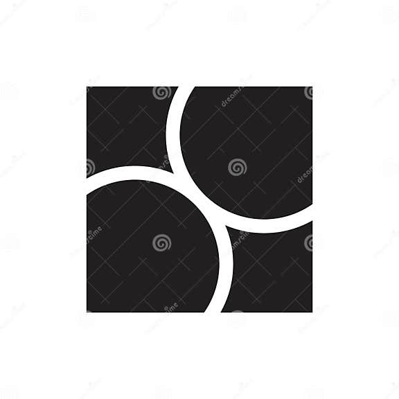 Number 8 Square Geometric Logo Vector Stock Vector - Illustration of ...