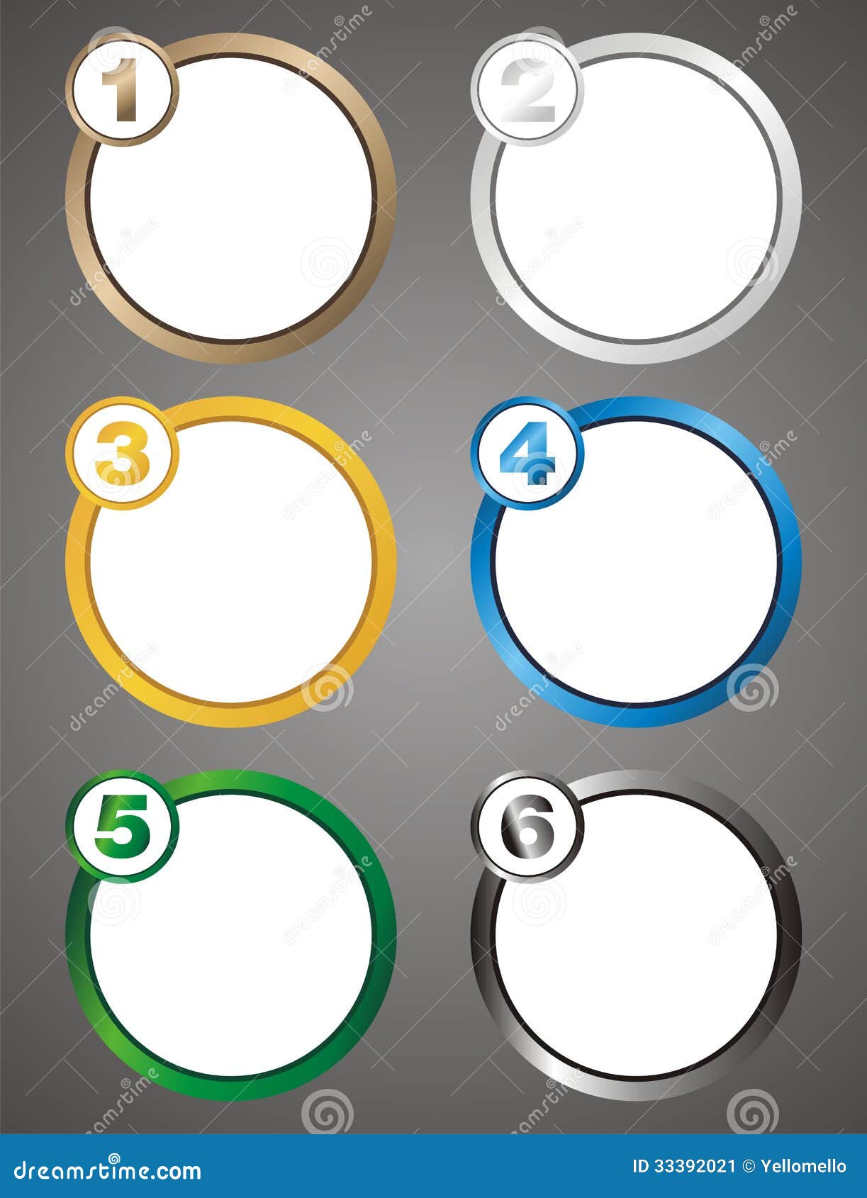 Number Step Circulation Stock Image | CartoonDealer.com #33497737