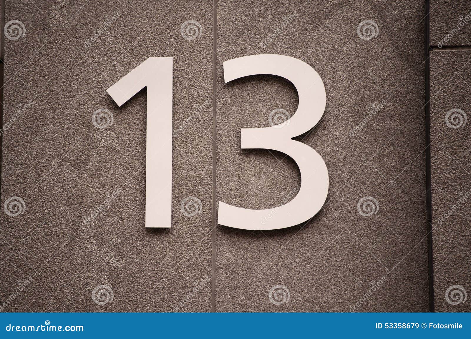 Number 13 stock image. Image of number, stone, simplicity - 53358679