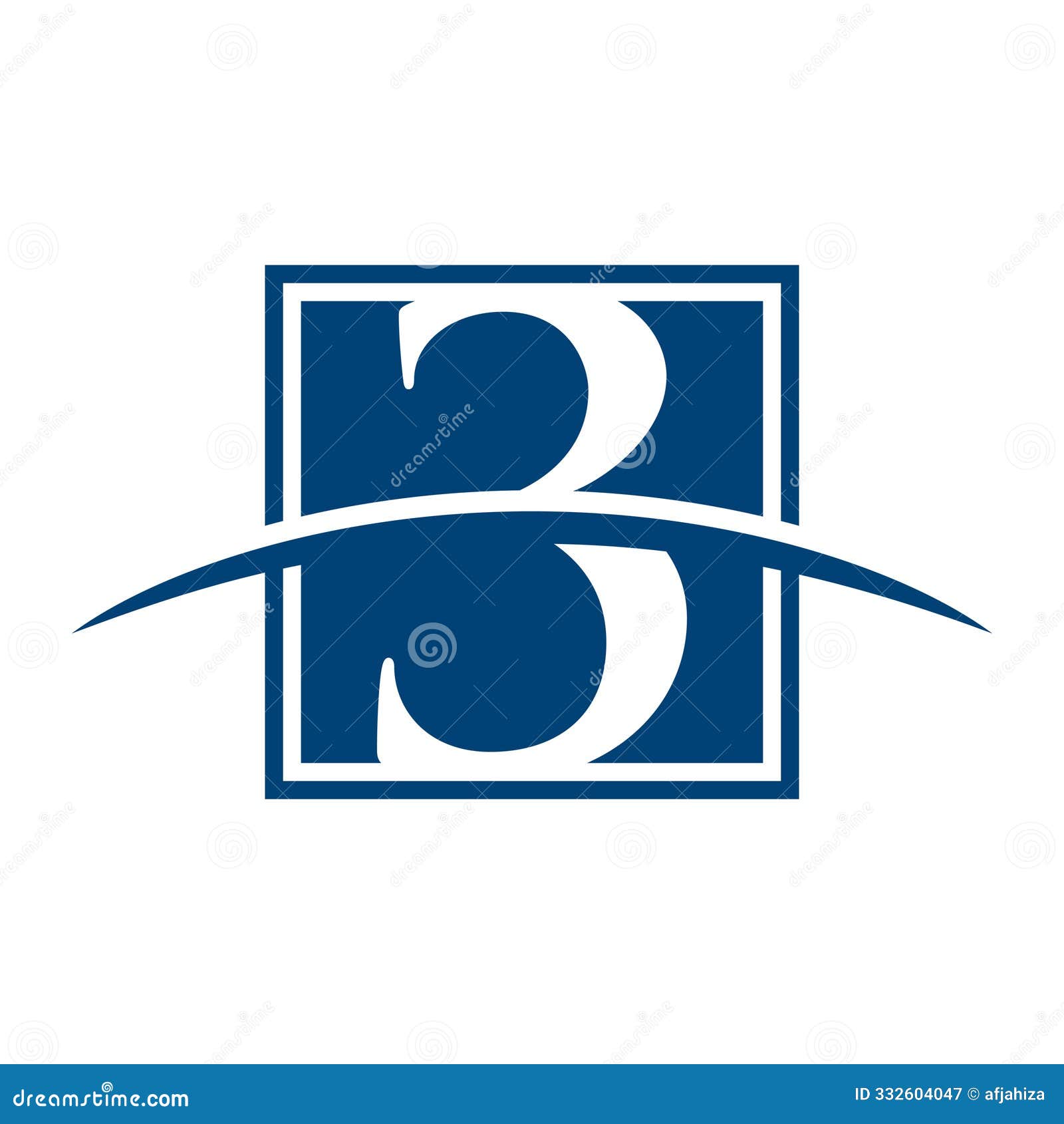 Number 3 Swoosh Logo Initial Template Stock Vector - Illustration of ...