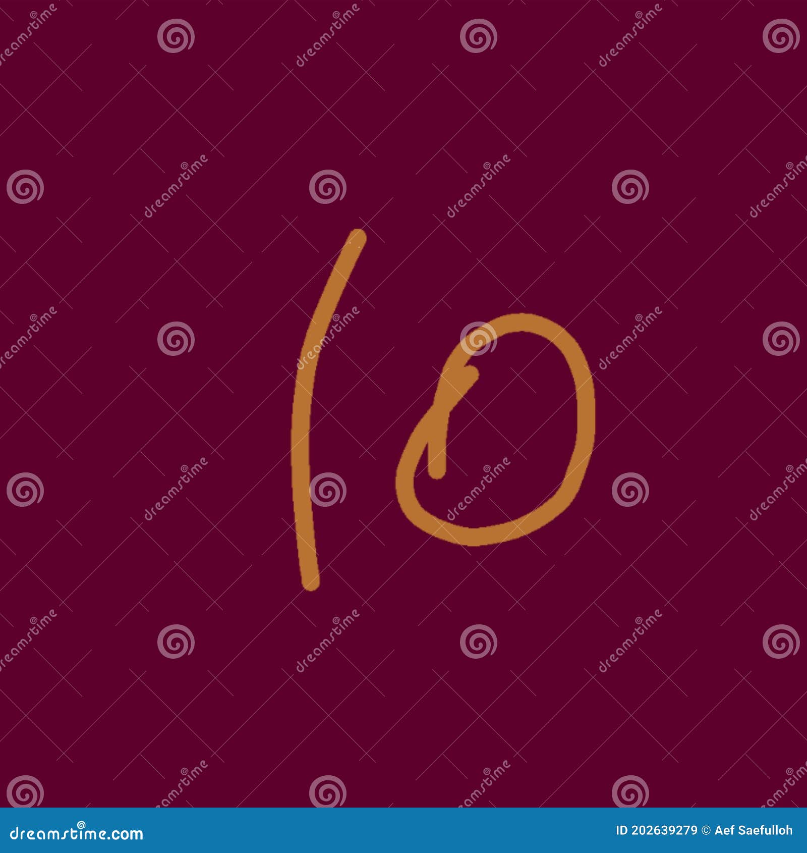 Number Ten animasi stock illustration. Illustration of circle - 202639279