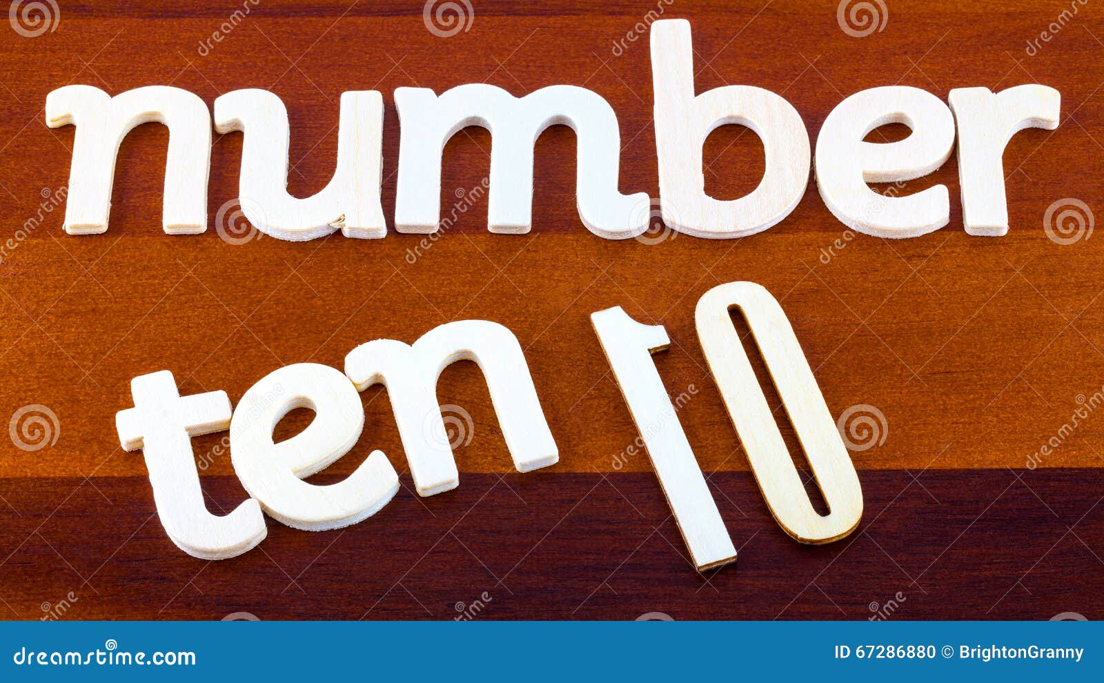 The number ten stock photo. Image of wood, numbers, math - 67286880