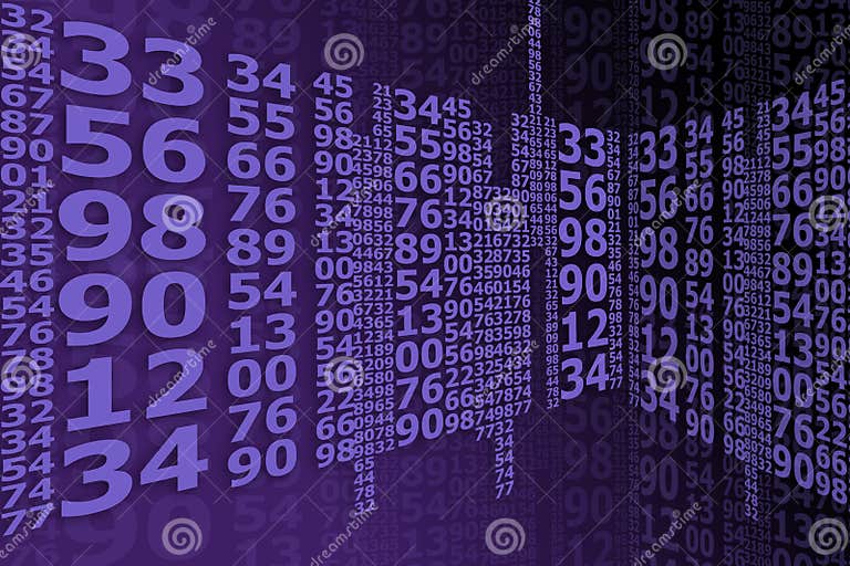 Number Text Pattern Texture Background Wallpaper Stock Photo - Image of ...