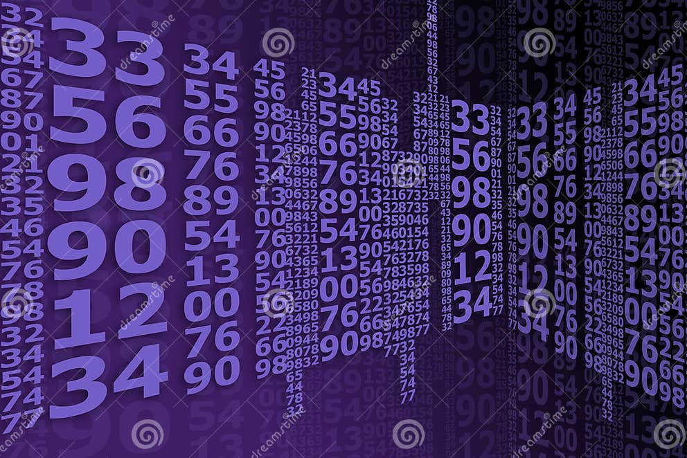 Number Text Pattern Texture Background Wallpaper Stock Photo - Image of ...