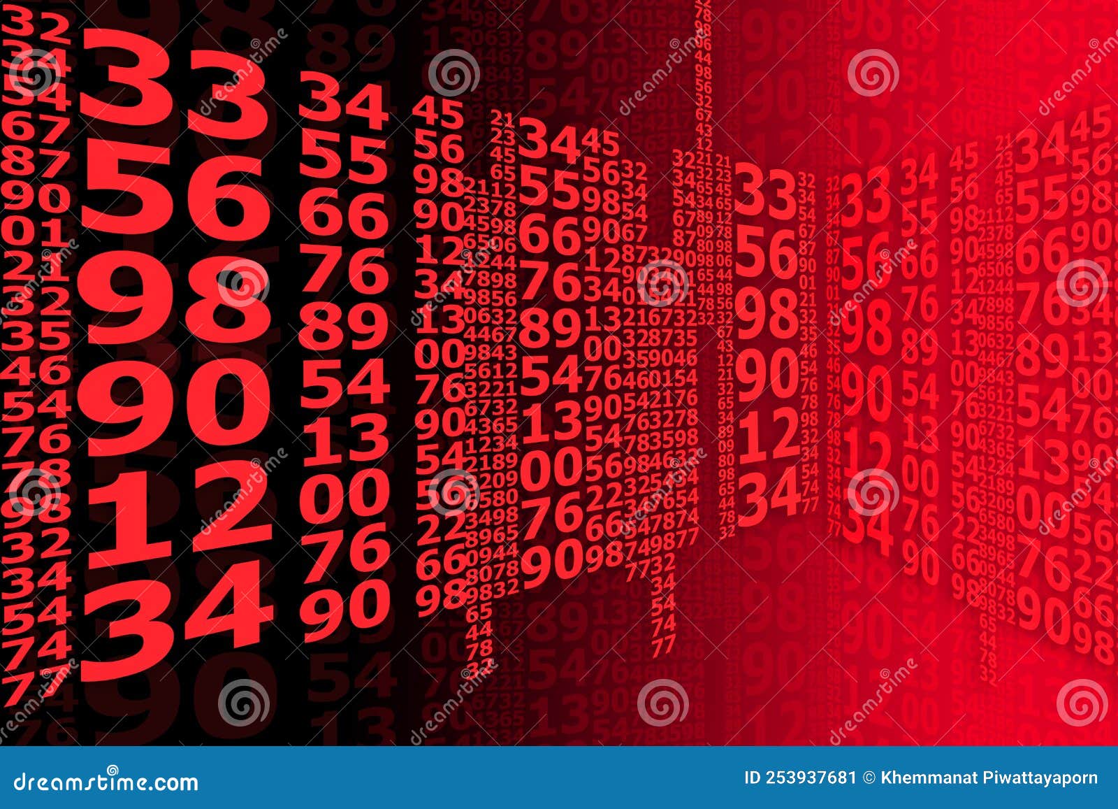 Number Text Pattern Texture Background Wallpaper Stock Image - Image of ...