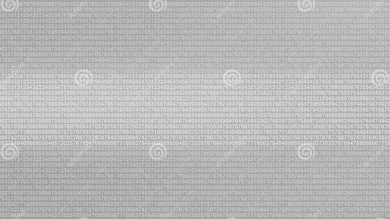 Number Text Pattern Texture Background Wallpaper Stock Illustration ...