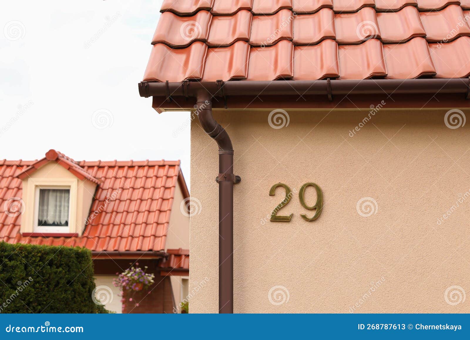 Number 29 on Textured House Wall Outdoors Stock Image - Image of ...