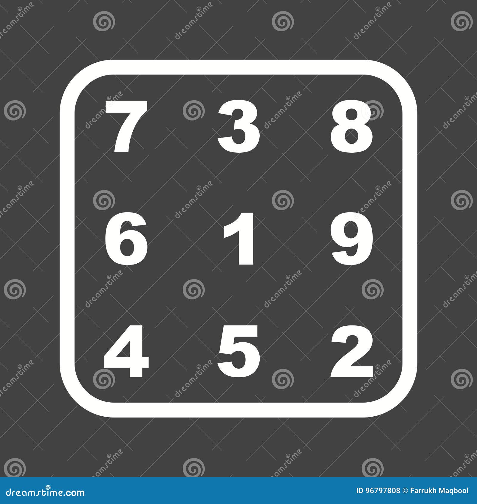 Number Theory stock illustration. Illustration of design - 96797808