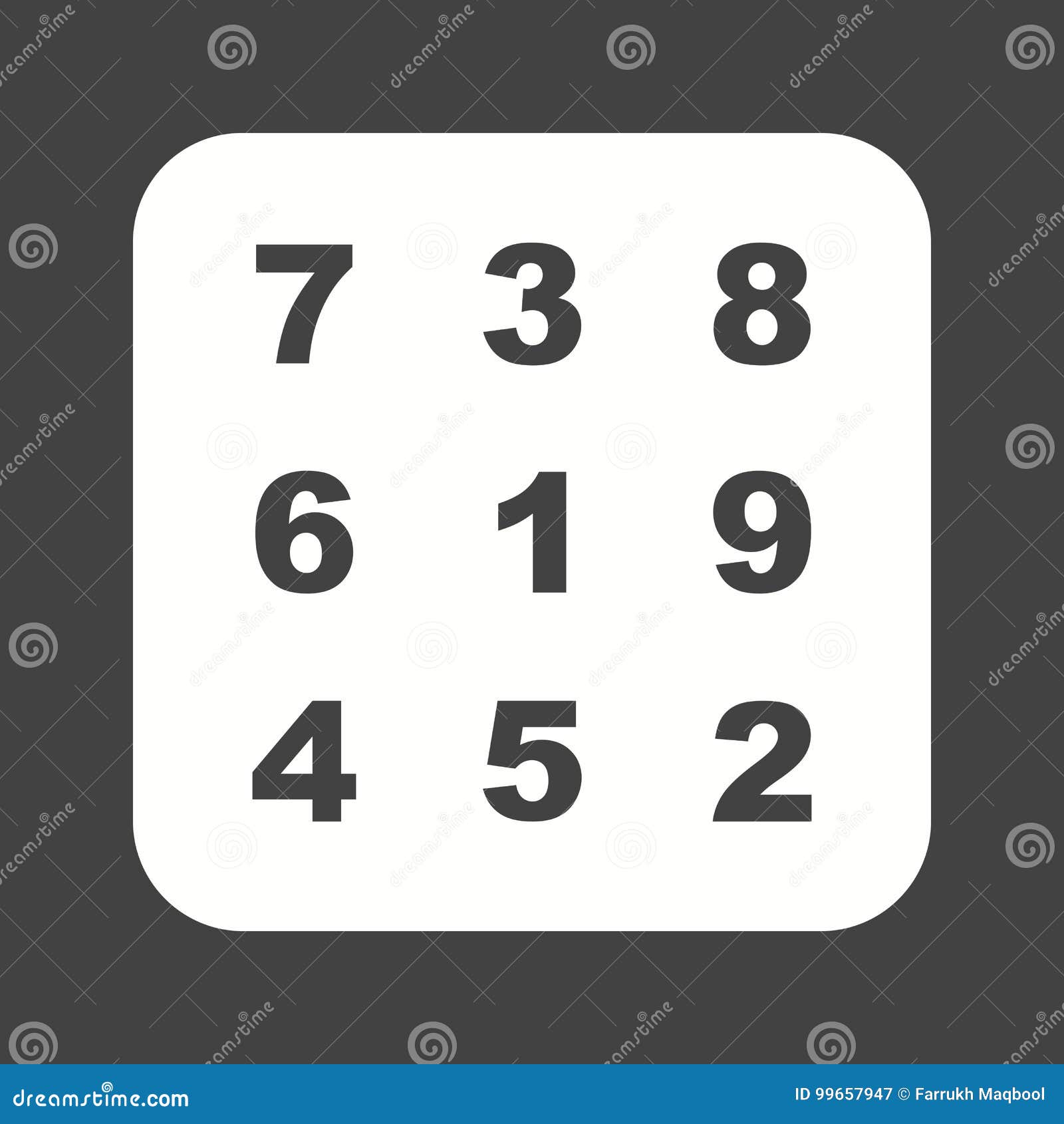 Number Theory stock vector. Illustration of university - 99657947