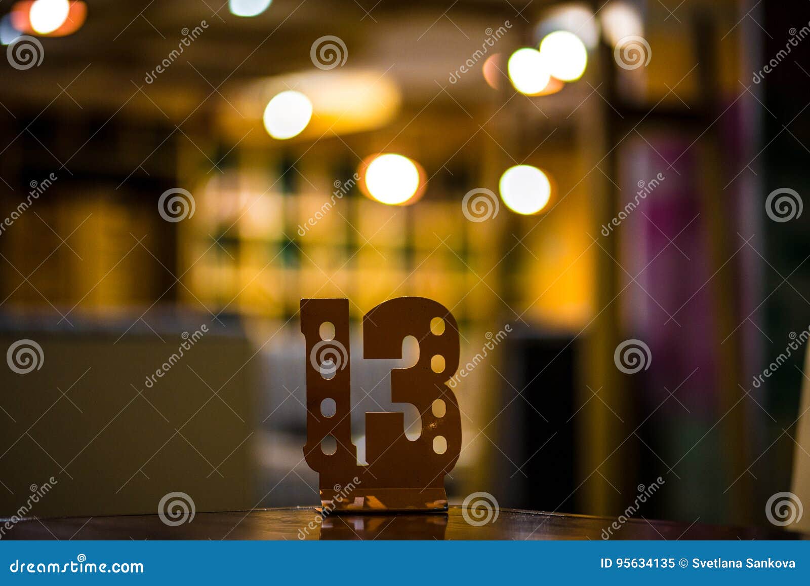 Number thirteen stock image. Image of cafe, thirteenthn - 95634135