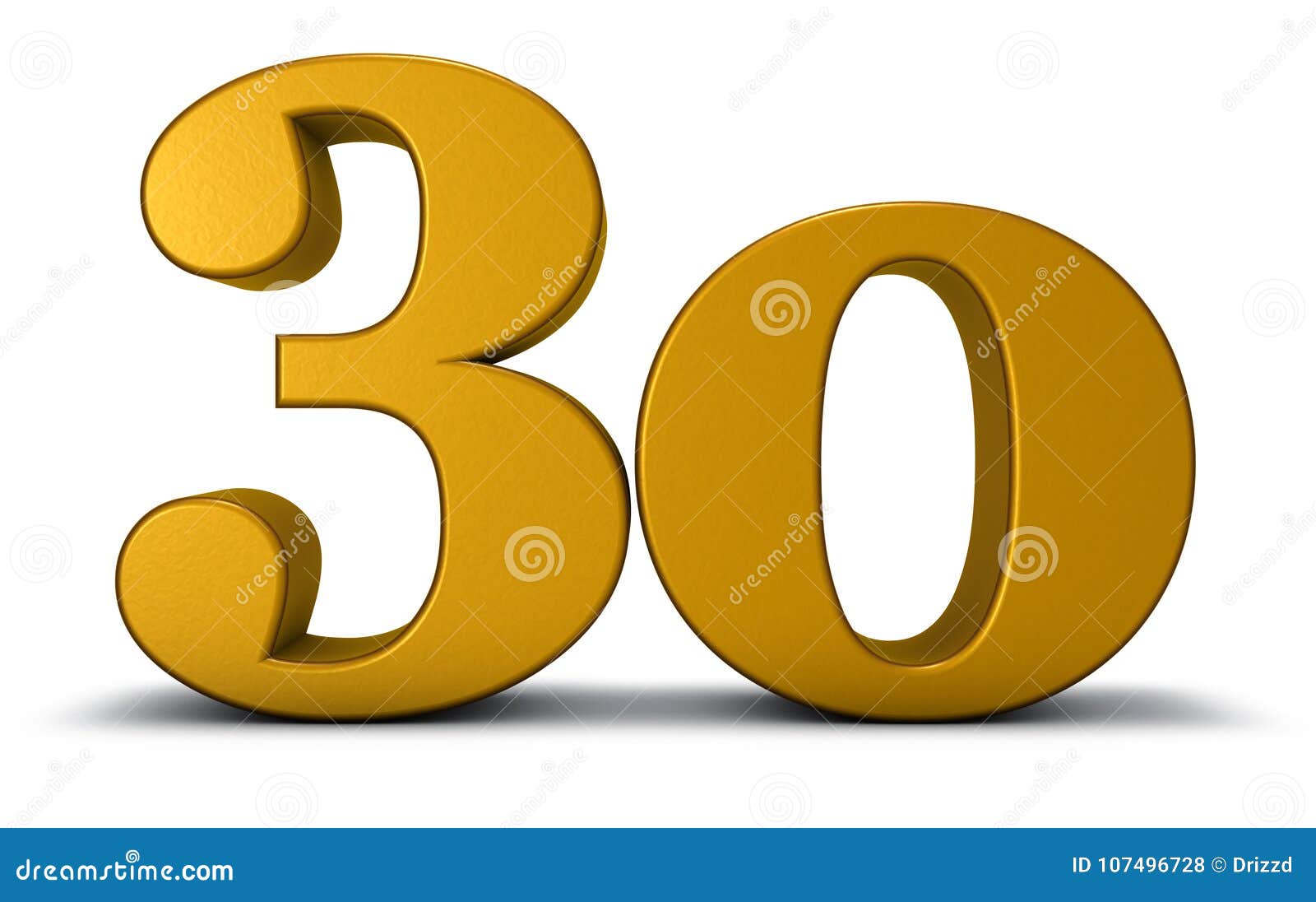 Number Thirty Metallic Balloon Cartoon Vector | CartoonDealer.com #80060419