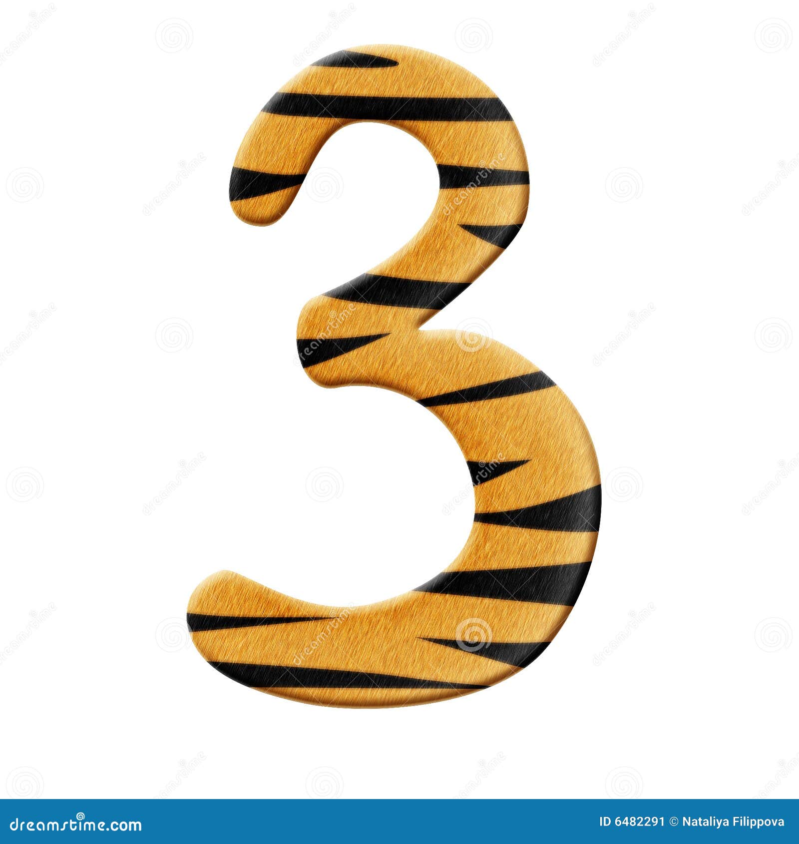 Number three stock illustration. Illustration of element - 6482291