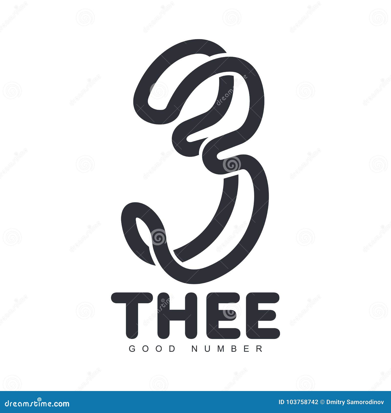 514 Numeric Logo With Snake Logo Designs Vector Illustration ...