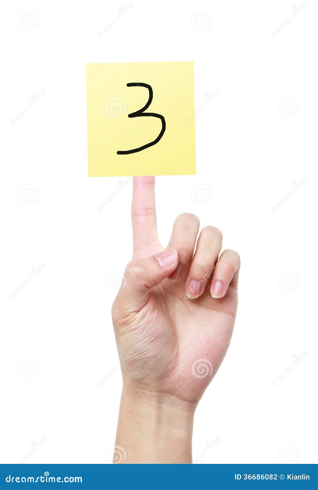Number Three stock photo. Image of blank, reminder, copy - 36686082
