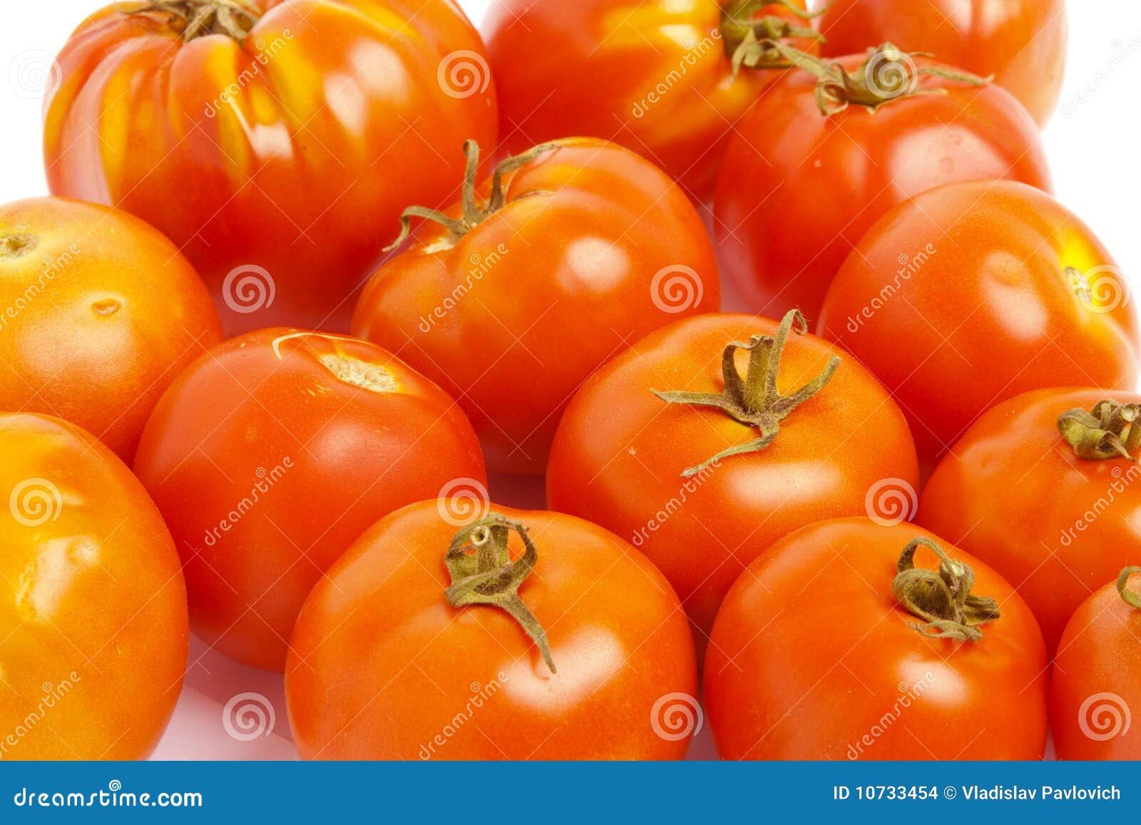 A number of tomatoes. stock photo. Image of healthy, clean - 10733454