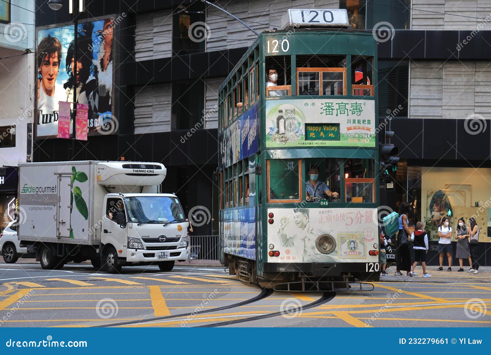 The Number of 120 Tram at Sheung Wan 14 Oct 2021 Editorial Photo ...
