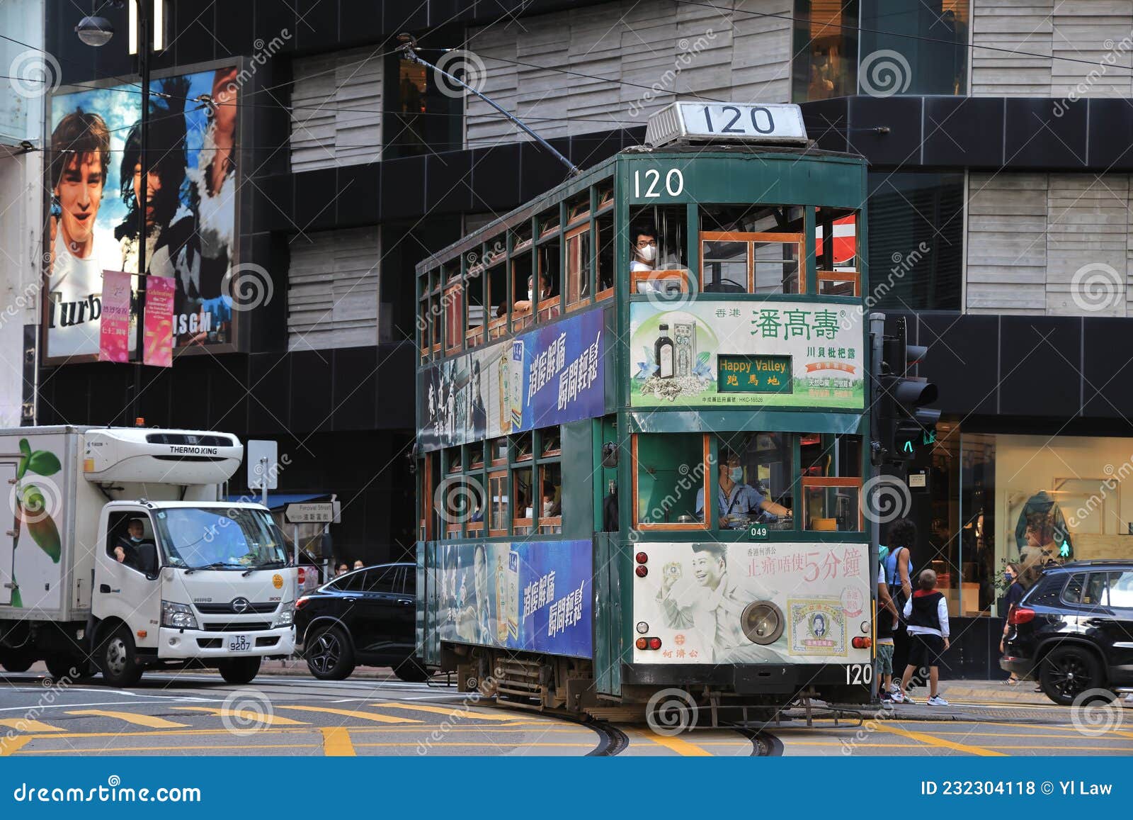 The Number of 120 Tram at Sheung Wan 14 Oct 2021 Editorial Stock Photo ...