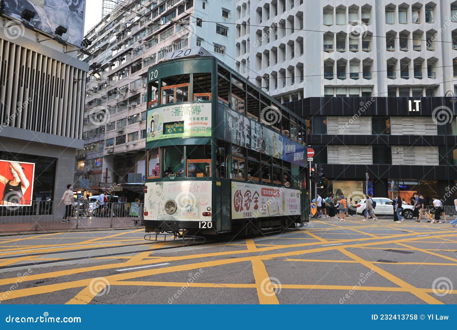 The Number of 120 Tram at Sheung Wan 14 Oct 2021 Editorial Stock Photo ...