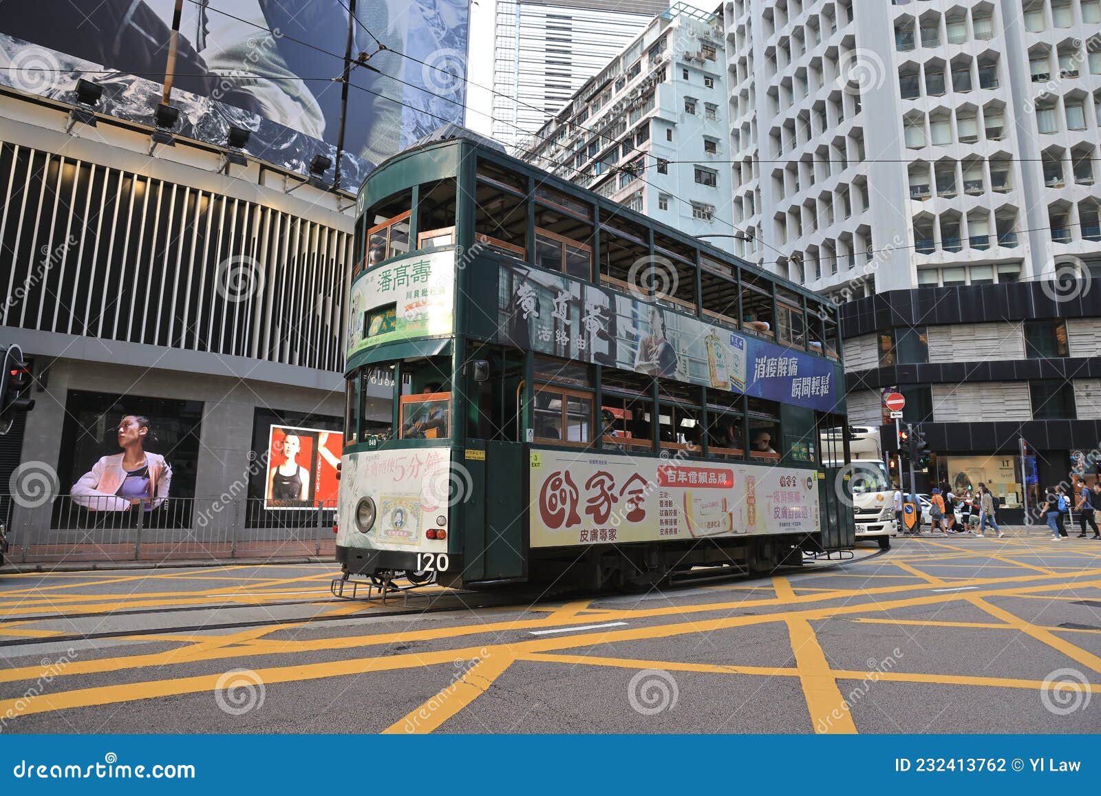 The Number of 120 Tram at Sheung Wan 14 Oct 2021 Editorial Photography ...