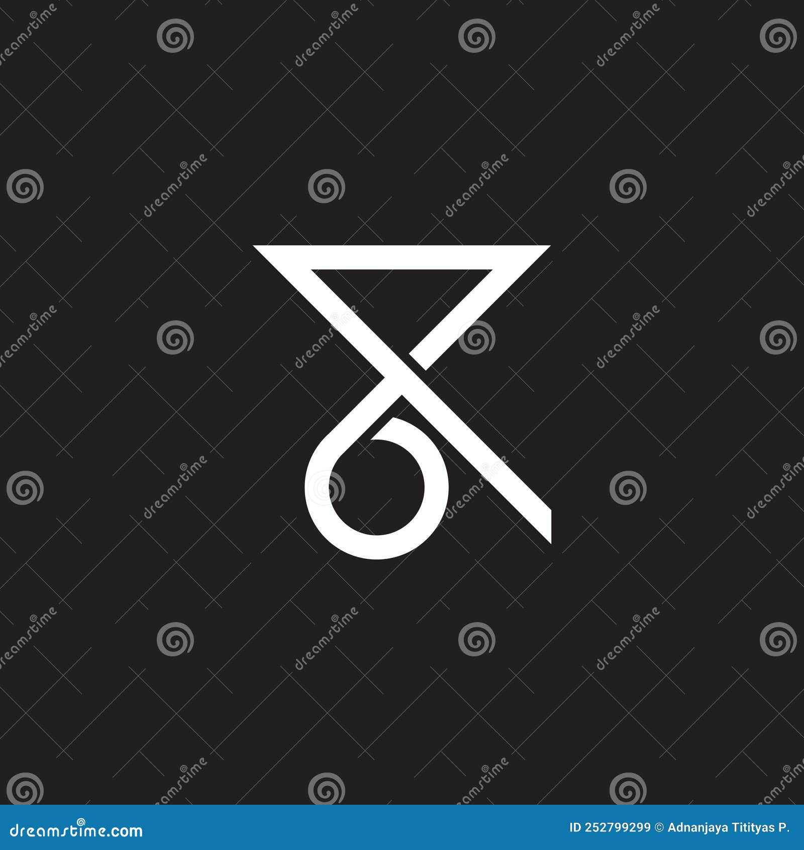 Number 76 Triangle Abstract Geometric Logo Vector Stock Vector ...