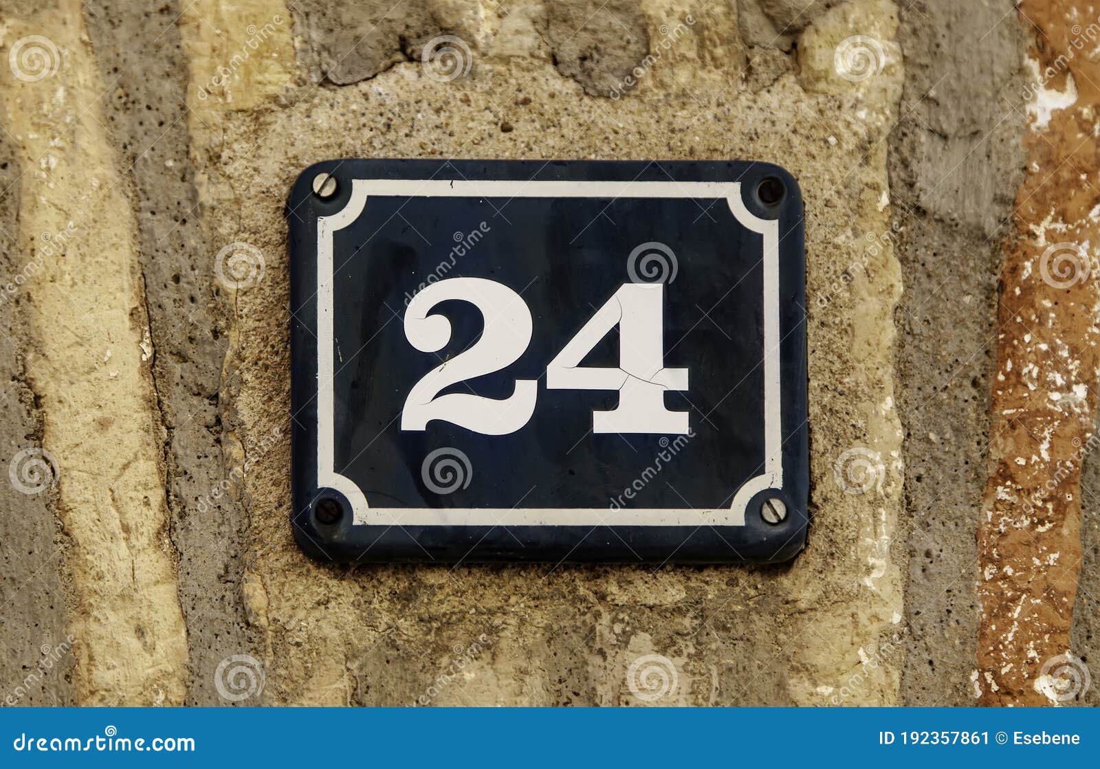 Number twenty four stock image. Image of street, quot - 192357861