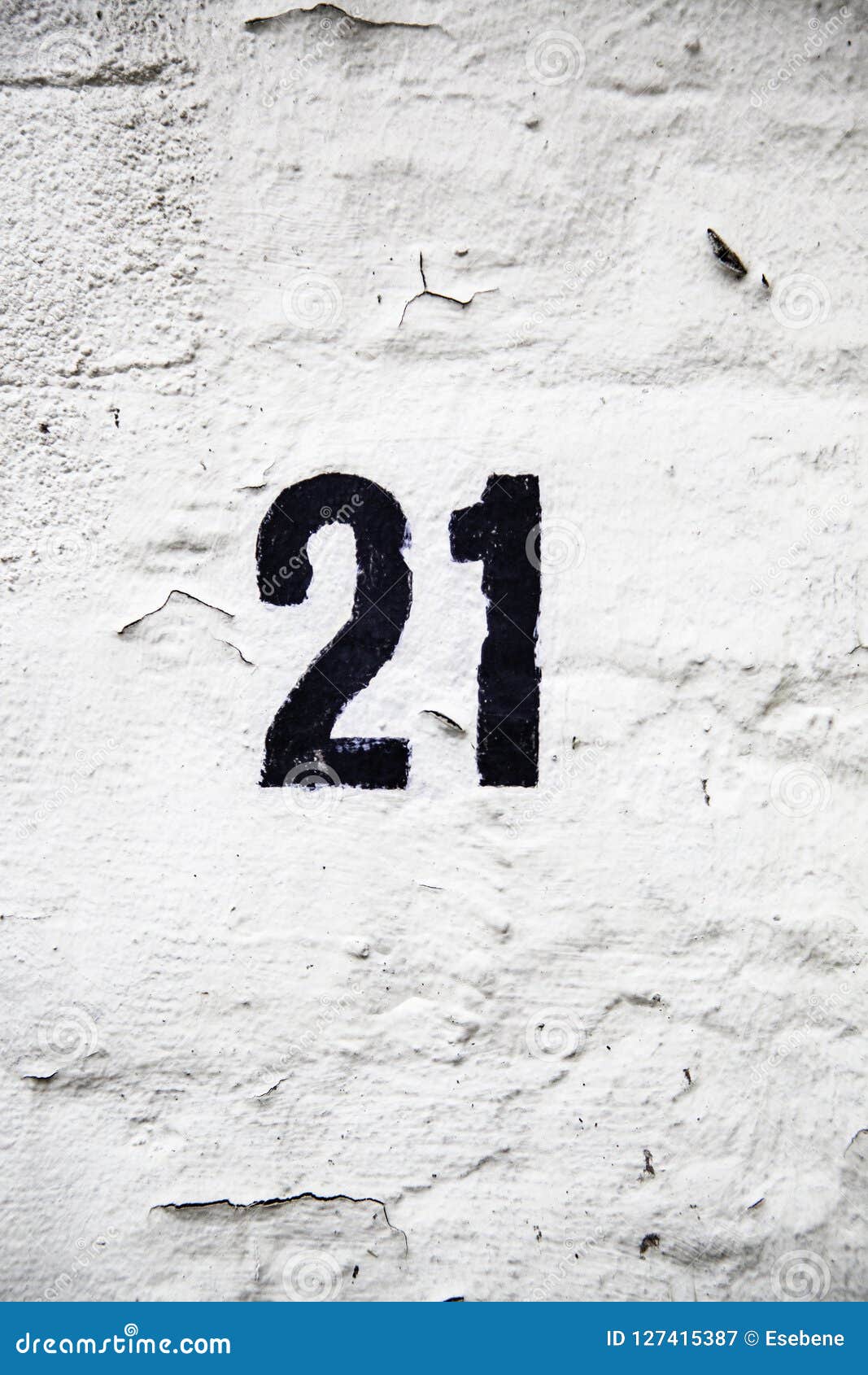 Number Twenty-one Information Stock Image - Image of blue, black: 127415387