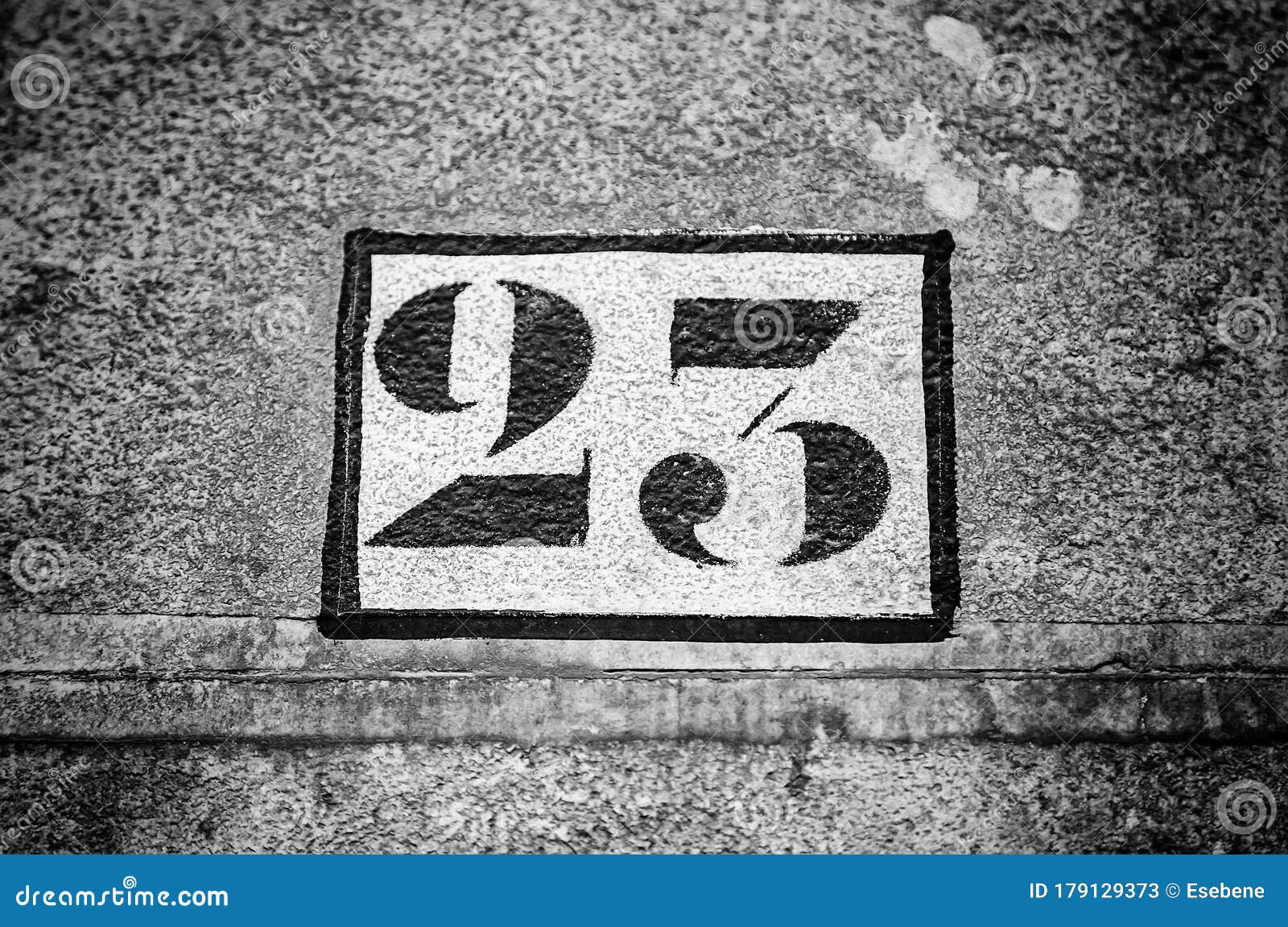 Number Twenty Three on a Wall Stock Image - Image of embellishment ...
